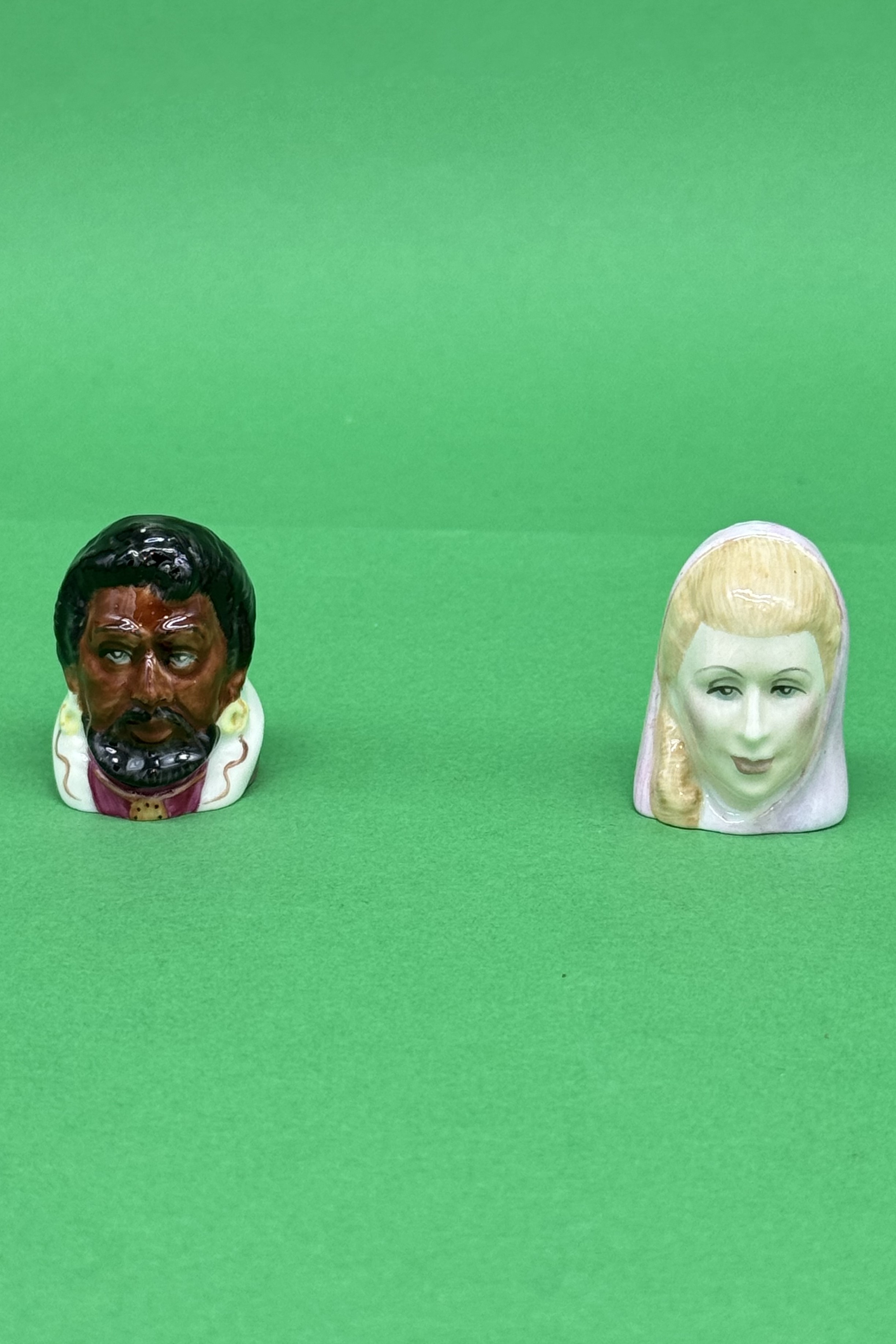 Othello & Desdemoda thimbles - Francesca circa 1985